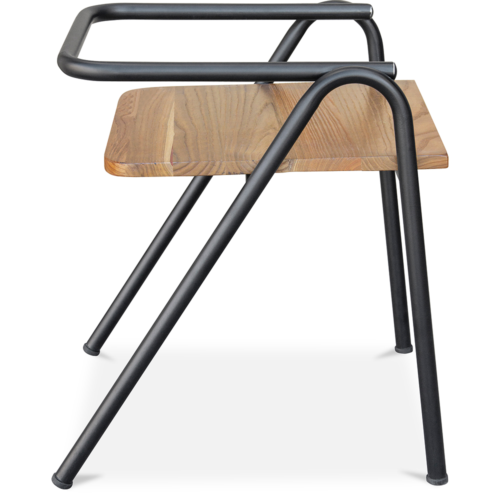 Silla de Comedor- Diseño Industrial - Madera y Metal - Achak | Privatefloor